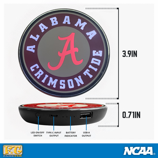 University of Alabama Wireless Charger | Crimson Tide Logo | NCAA ...