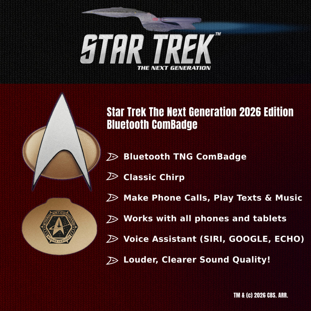 Star Trek Bluetooth Communicator | Star Trek Communicator | ComBadge ...
