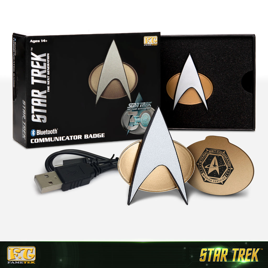 Star Trek Bluetooth Communicator | Star Trek Communicator | ComBadge ...